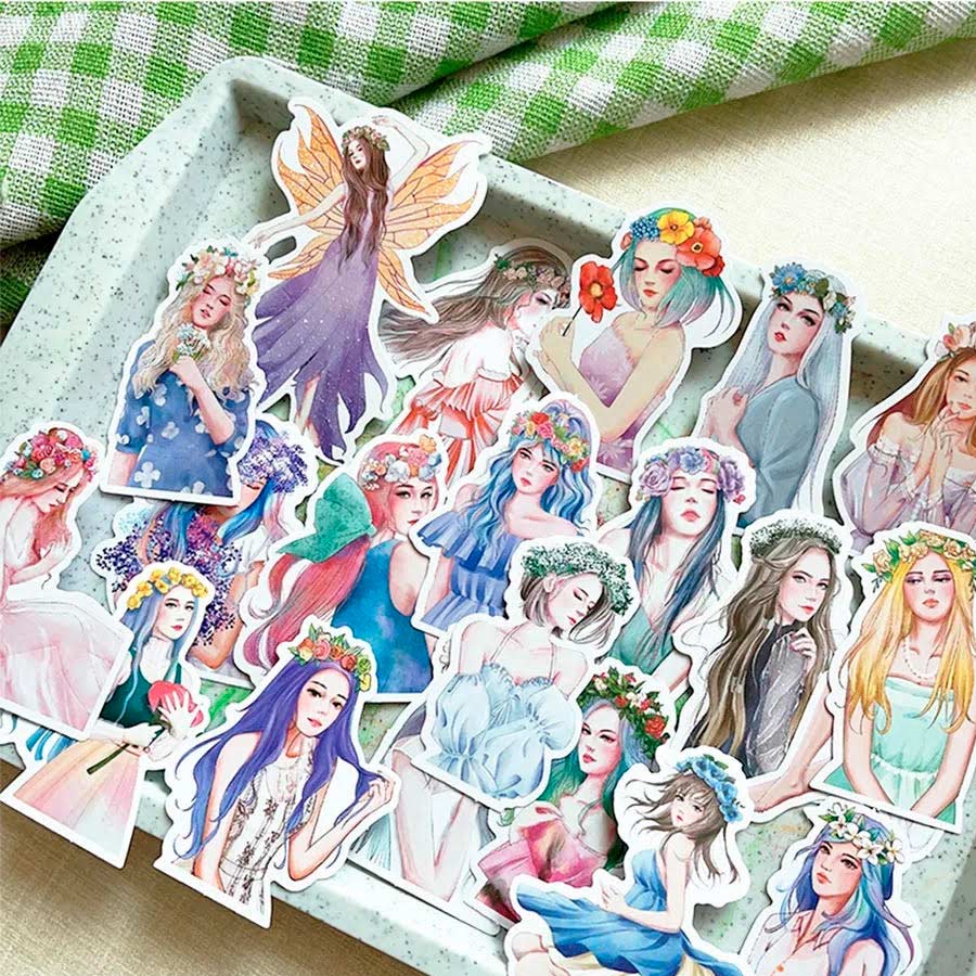 Stickers Hadas Coquette - Papelería Kawaii en México – Chíkidi