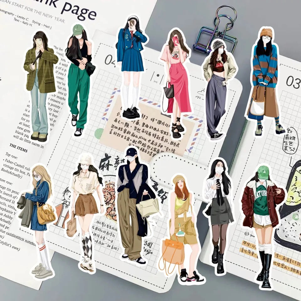 Stickers Outfits 4 Estaciones - Papelería Kawaii en México – Chíkidi